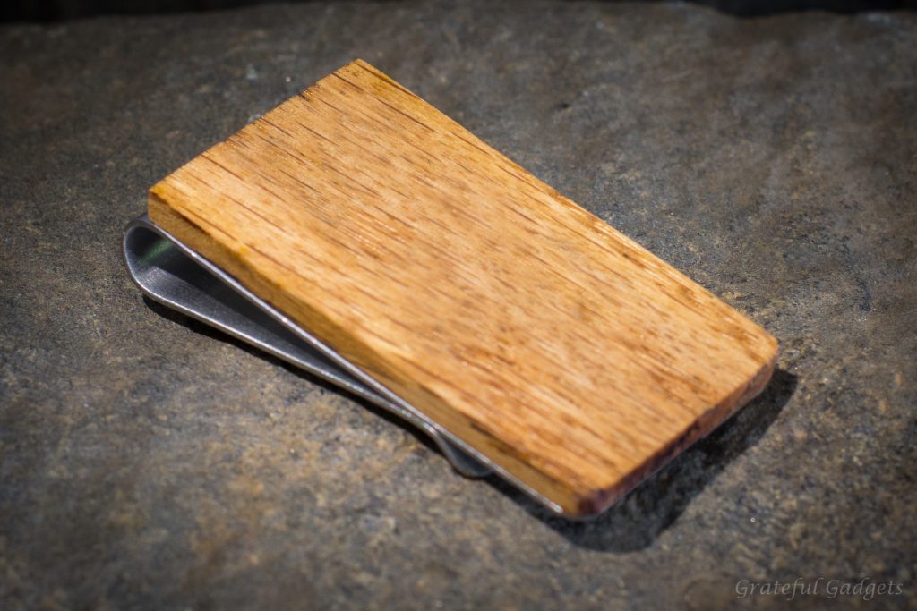 Wood Money Clip, Heart Of Gold - Grateful Gadgets